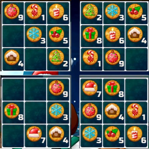 Sudoku Christmas game play on Friv2Online
