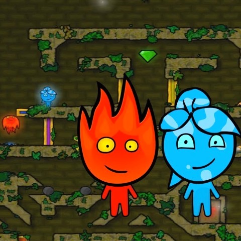 Fireboy and Watergirl 1: Forest Temple spelletje spelen op Friv2Online