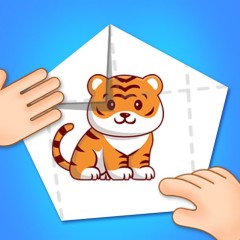 Paper Fold Origami 2 game play on Friv2Online