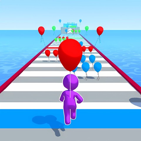 Balloon Run game play on Friv2Online