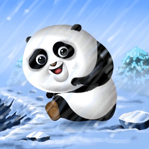 Run Panda Run! game play on Friv2Online