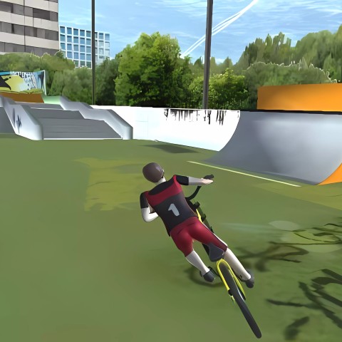 Extreme BMX Freestyle 3D game play on Friv2Online