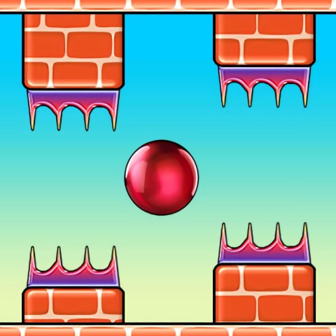 Flappy Red Ball game play on Friv2Online