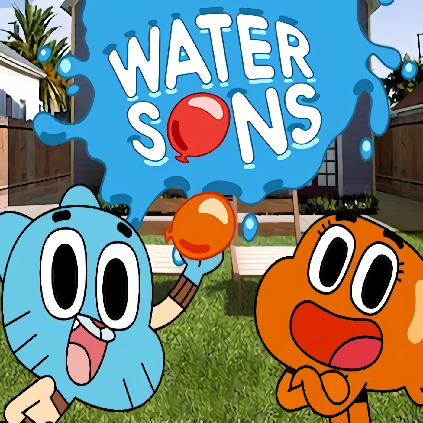 Gumball Water Sons game play at Friv2Online.Com