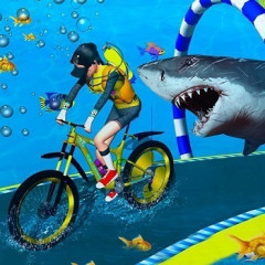 Underwater Bicycle Racing game play on Friv2Online