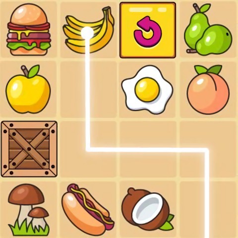 Snack Mahjong game play on Friv2Online