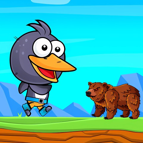 Penguins Jump Escape game play on Friv2Online