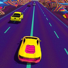 Neon Race Retro Drift game play on Friv2Online