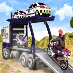 Offroad Police Cargo Transport game play on Friv2Online