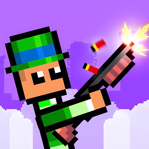 Pixel Smash Duel game play on Friv2Online