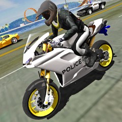 Police Motorbike Traffic Rider juego en Friv2Online