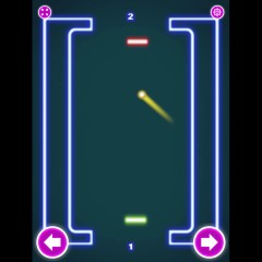 Pong Neon game play on Friv2Online