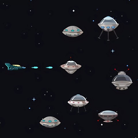 UFO Space Shooter game play on Friv2Online