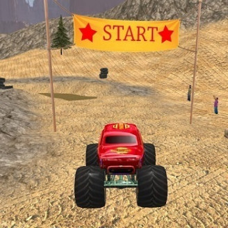 Monster Truck Rally game play at Friv2Online.Com
