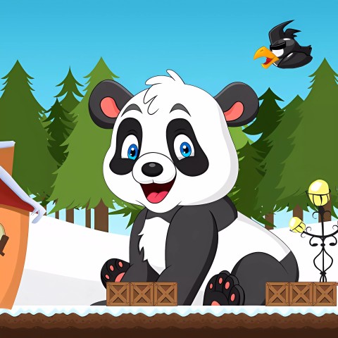 Christmas Panda Adventure game play on Friv2Online