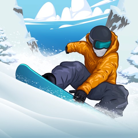 Snowboard Kings 2022 game play on Friv2Online