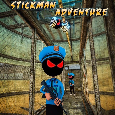 Stickman Adventure: Prison Jail Break Mission game play on Friv2Online
