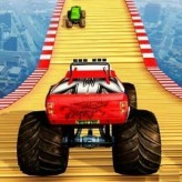 Monster Truck Tricky Stunt Race game play at Friv2Online.Com