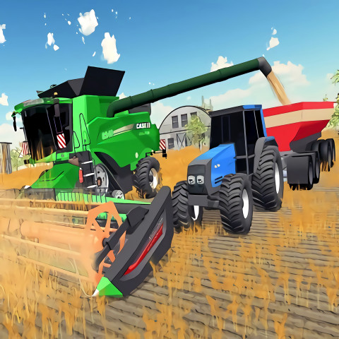 Real Village Tractor Farming Simulator 2020 game play on Friv2Online