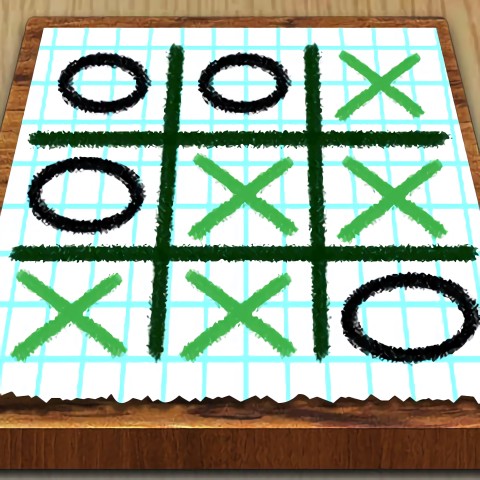 Tic Tac Toe Paper Note game play on Friv2Online