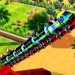 Roller Coaster Sim 2022 game play on Friv2Online