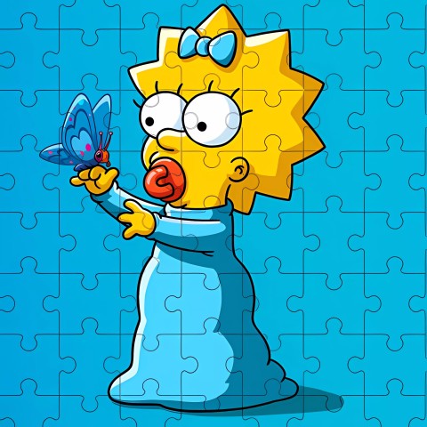 The Simpsons Puzzle game play on Friv2Online