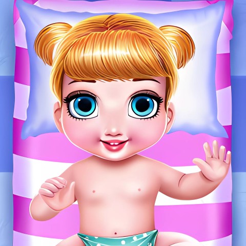 Princess New Born Twins Baby Care jeu sur Friv2Online