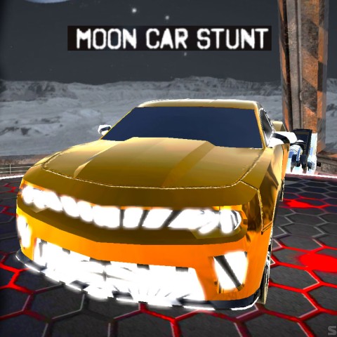 Moon Car Stunt game play on Friv2Online